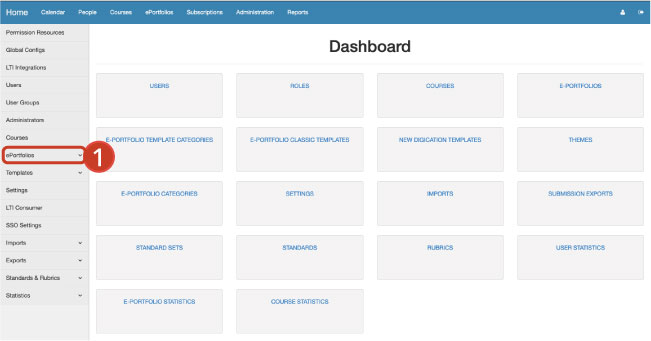 Create and use ePortfolio categories – Digication Help Desk