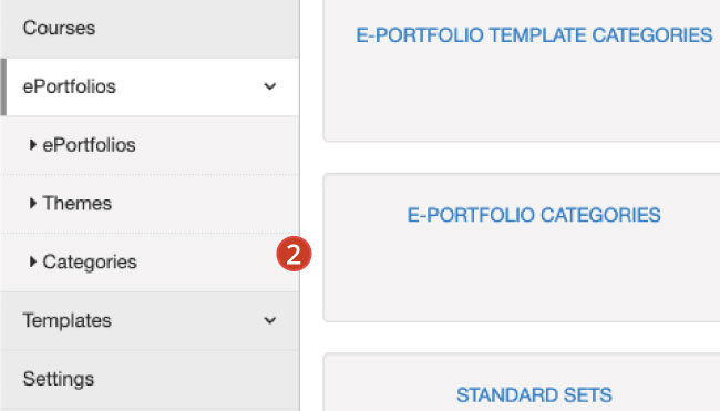Create and use ePortfolio categories – Digication Help Desk