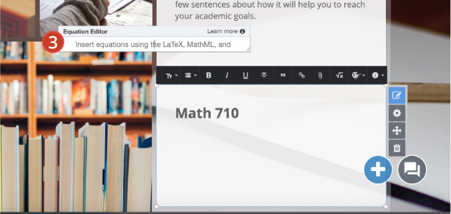 Adding and Editing Equations – Digication Help Desk