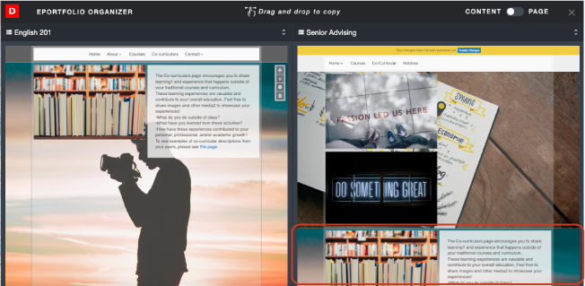 ePortfolio Organizer – Digication Help Desk