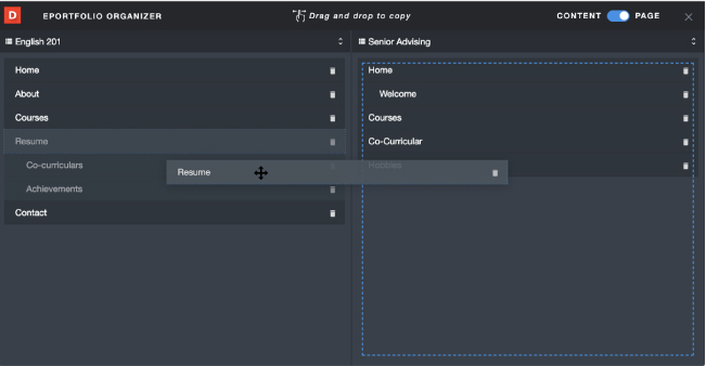 ePortfolio Organizer – Digication Help Desk